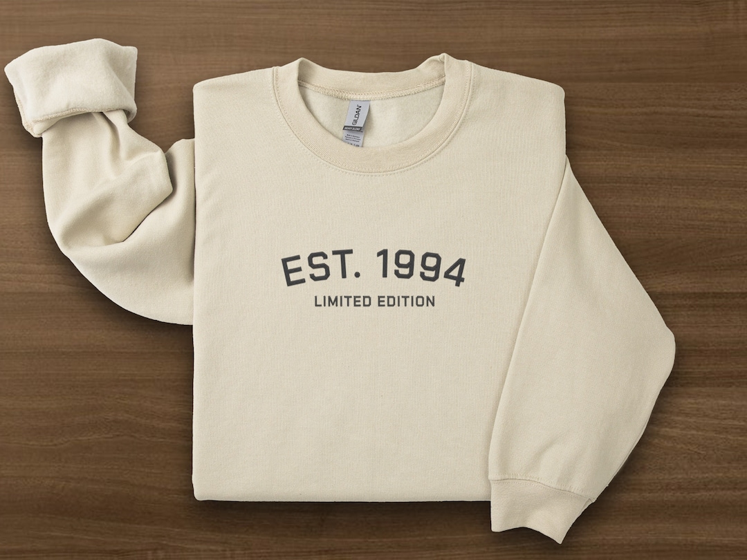 Personalized 1994 Sweatshirt, Vintage 1994 Sweatshirt for 30th Birthday ...