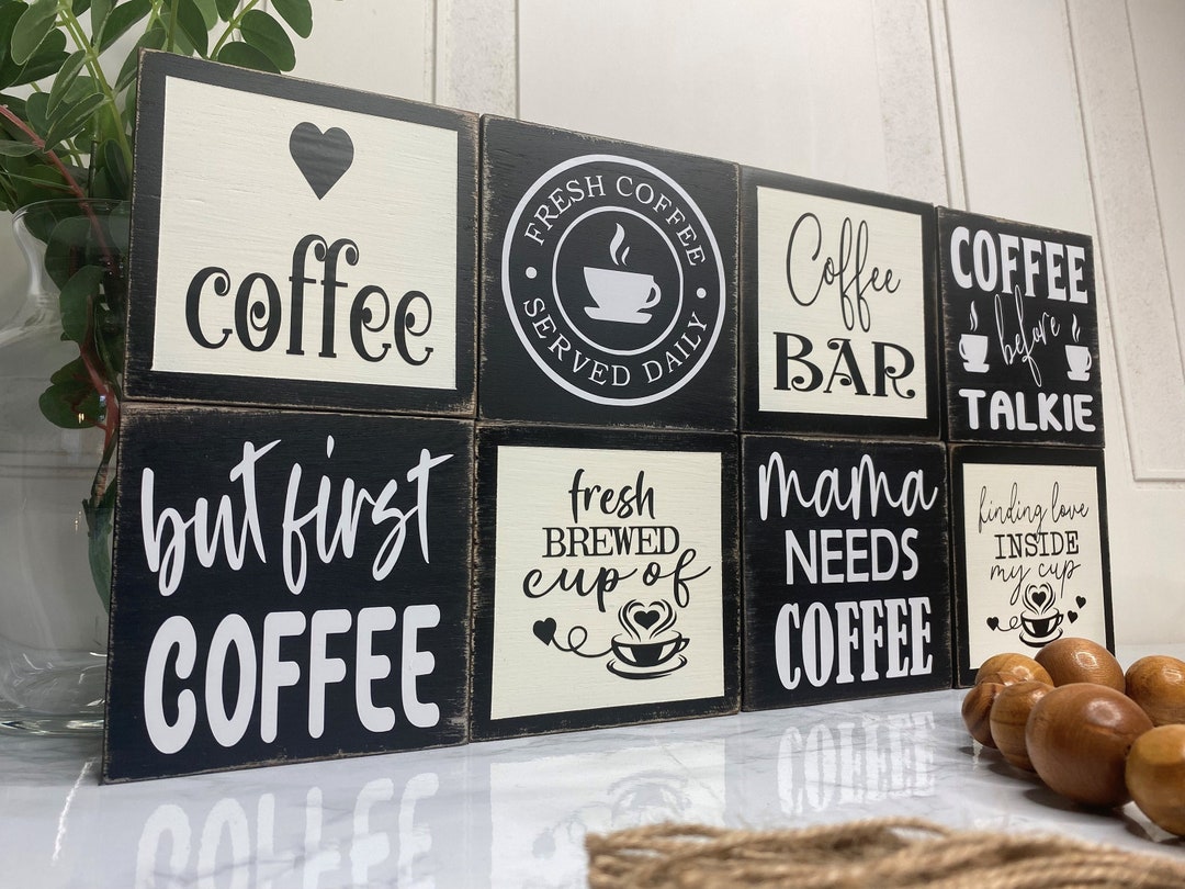 Coffee Bar Signs Coffee Bar Decor Coffee Lover Coffee - Etsy