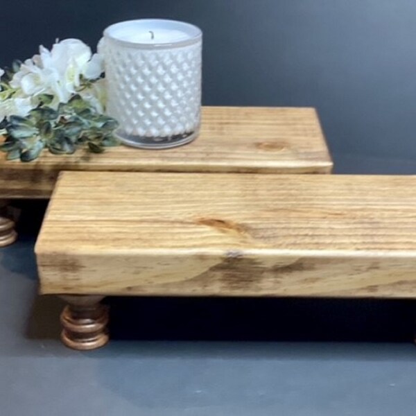 Farmhouse Table Riser Tray - Etsy