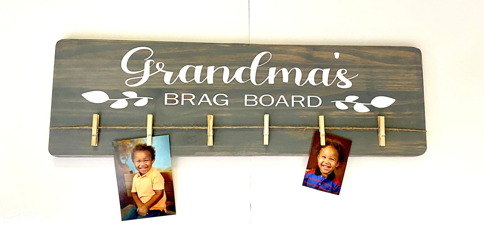 Personalized Brag Board Grandma Brag Board Picture Holder | Etsy