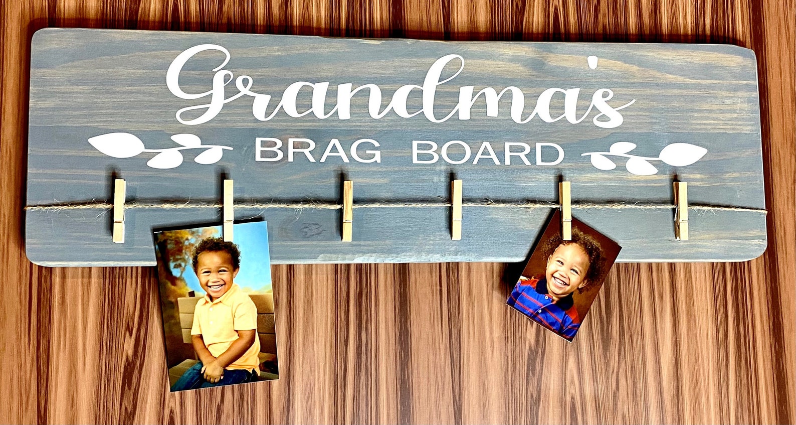 Personalized Brag Board Grandma Brag Board Picture Holder | Etsy