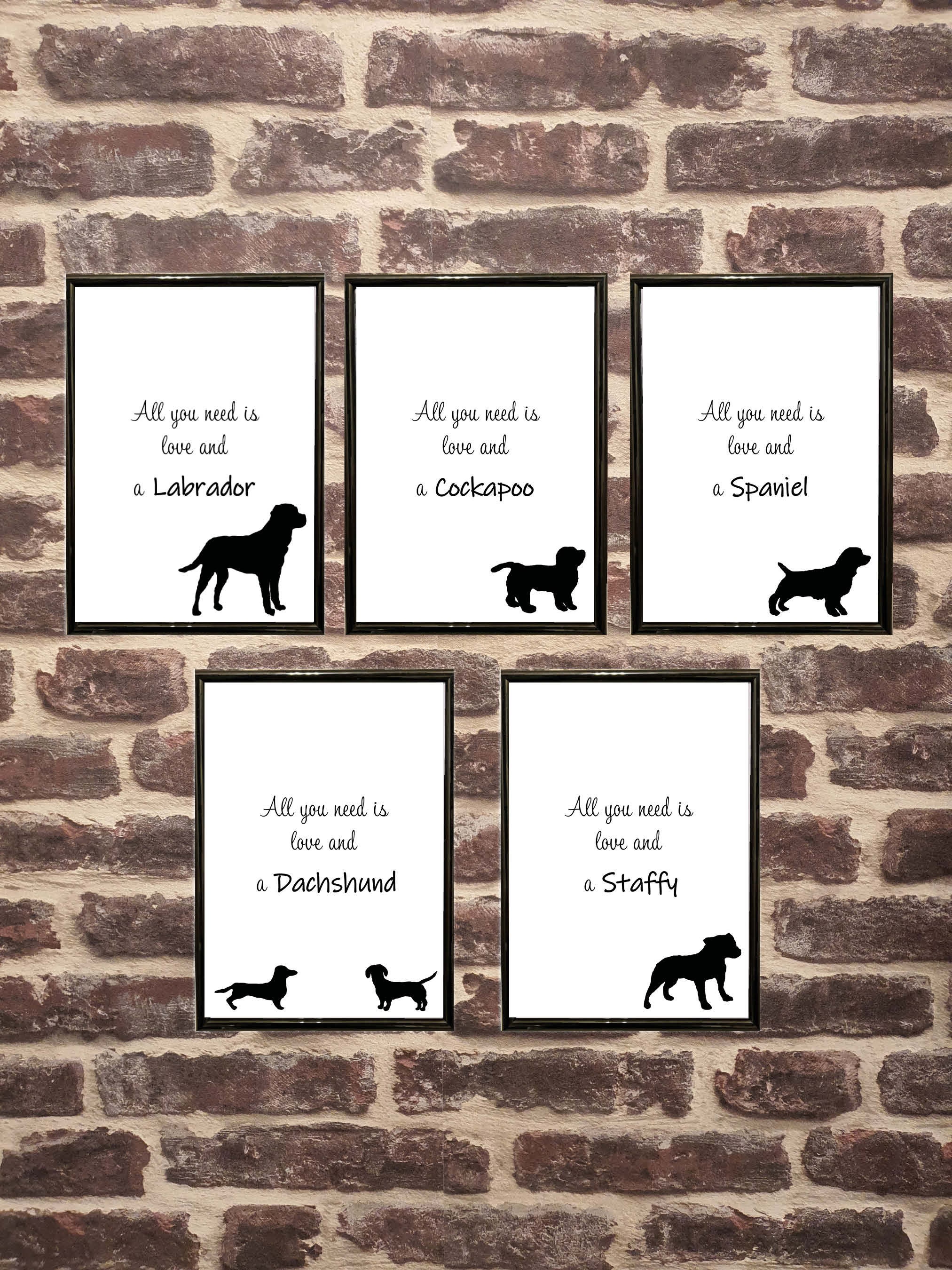 Dog Breed Art | Dog Breed Poster | Minimalist Dog Poster | Dog Gift ...