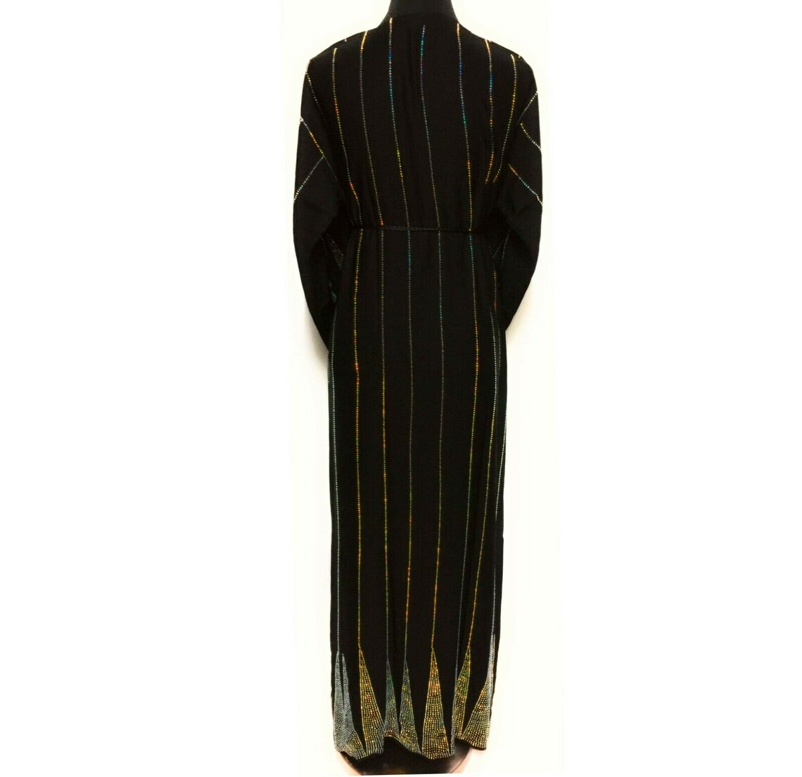 Women's Black Open Front Luxury Nida Burka Jilbab - Etsy