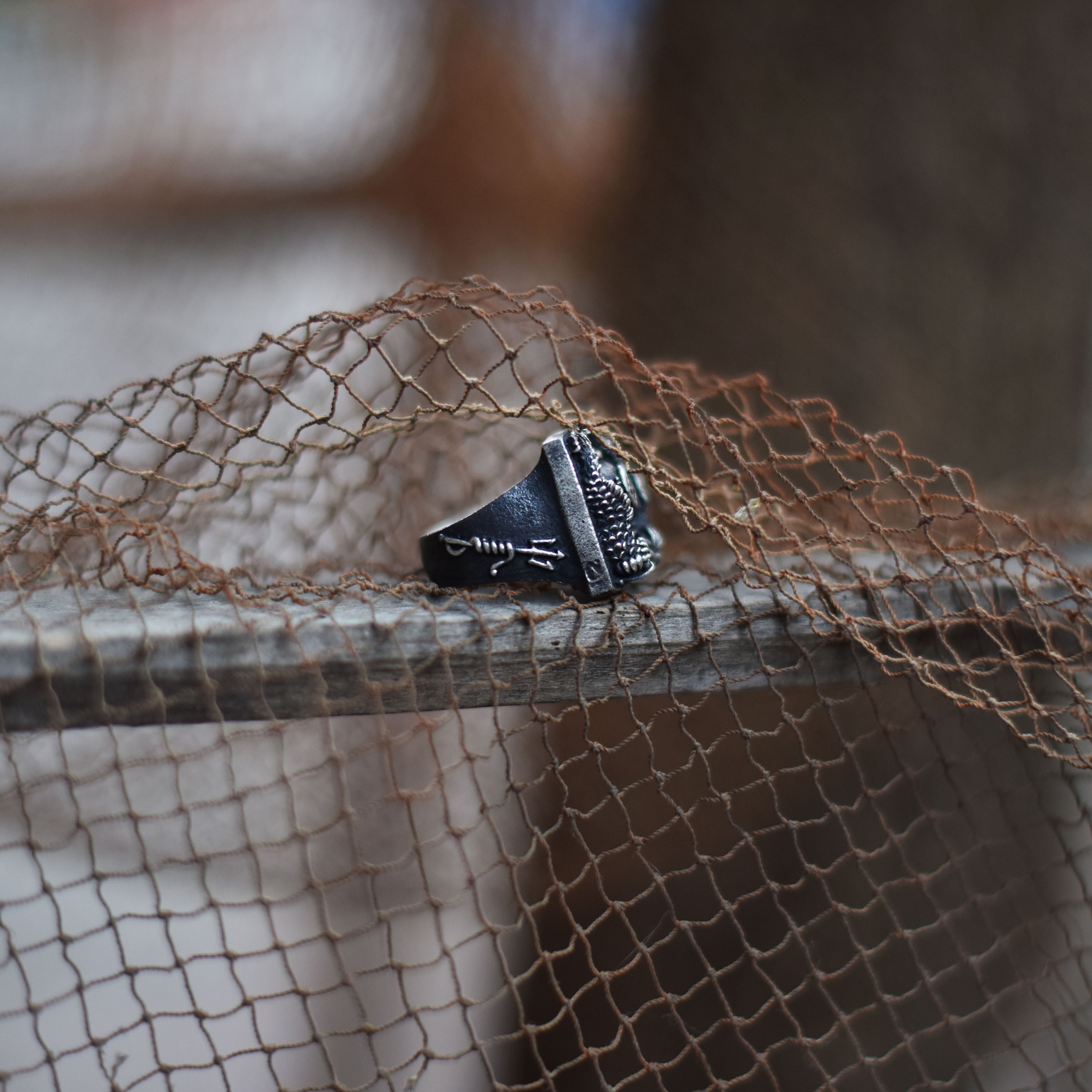 Diver Handmade Silver Ring Underwater Frogman Silver | Etsy