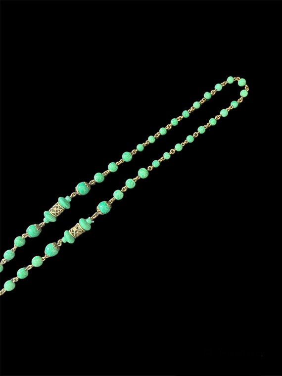 Antique max neiger brothers bros necklace pekin glass… - Gem