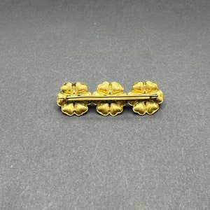 Antique Czech Max Neiger Enamel Paste Flower Brooch Art Deco Rhinestone ...