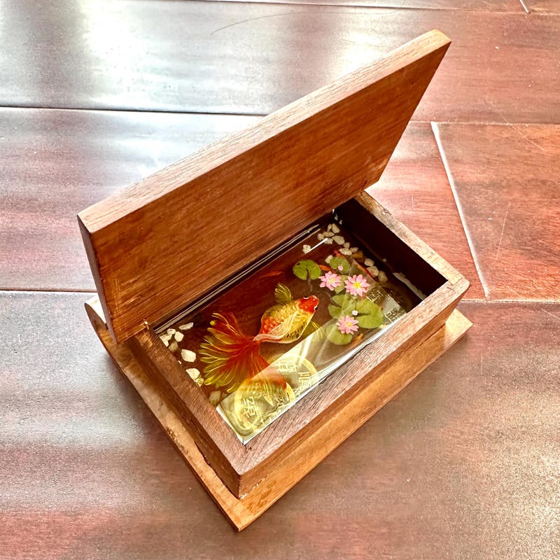 Wood Resin Box - Etsy