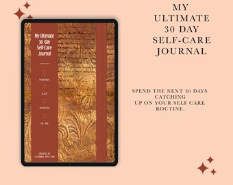 30 Day Self-care Digital Journal | 30-day Journal | Self-care Journal ...