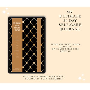 30 Day Self-care Digital Journal 30-day Journal Self-care Journal ...