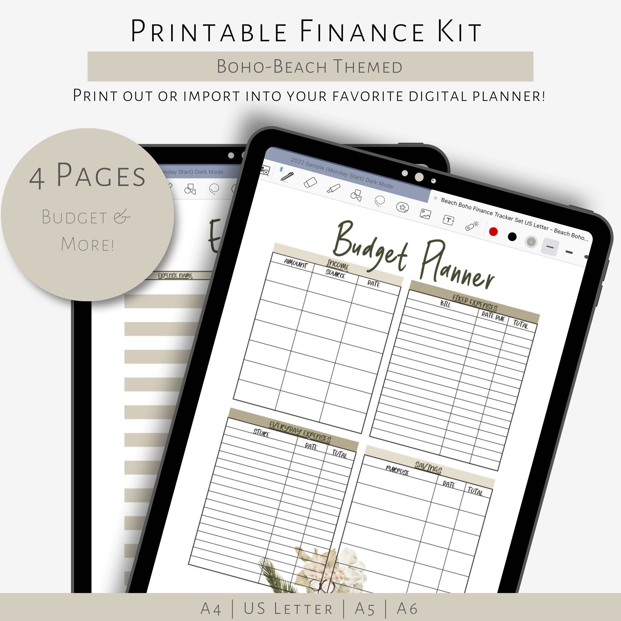 Financial Planner Printable