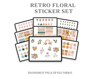 Boho Fall Digital Planner Stickers | Customizable and Fun | Instant ...