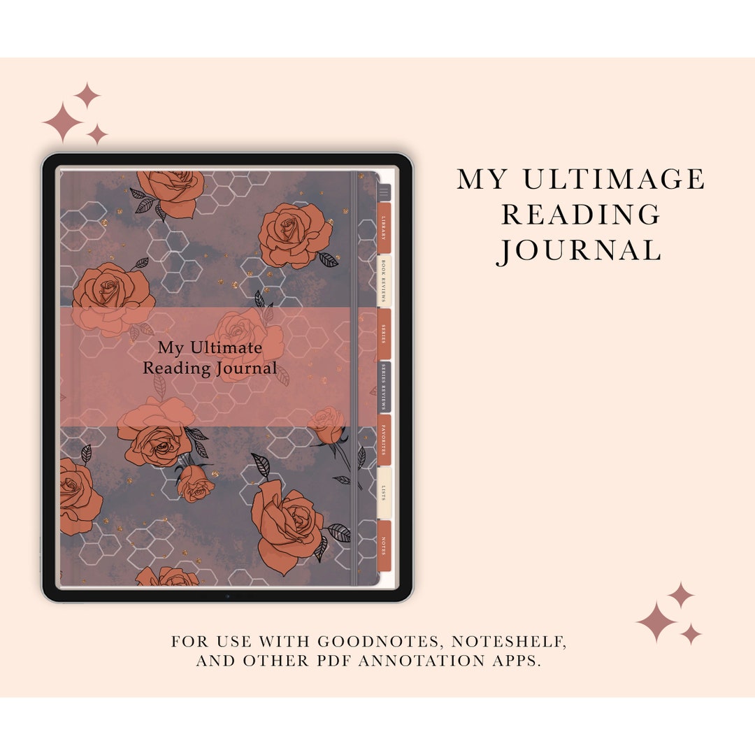 Digital Reading Journal | Reading Journal | Digital Book Tracker ...