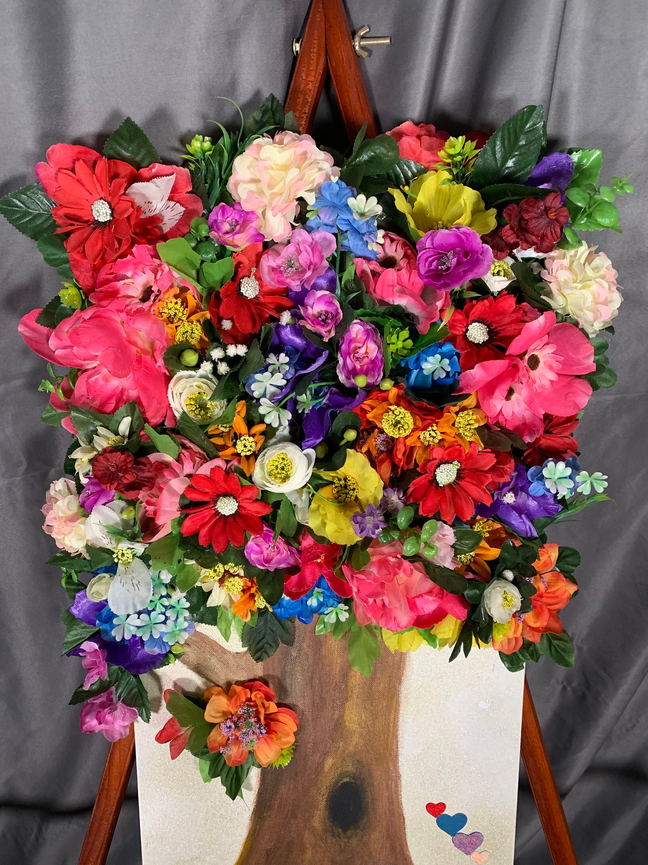 Original Garden of Happiness Floral Art - Etsy