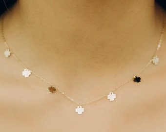 Plus Sign Necklace - Etsy