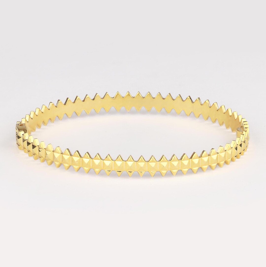 Clash Gold Plated Bracelet / 14k Gold Plated Bracelet / Black Friday ...