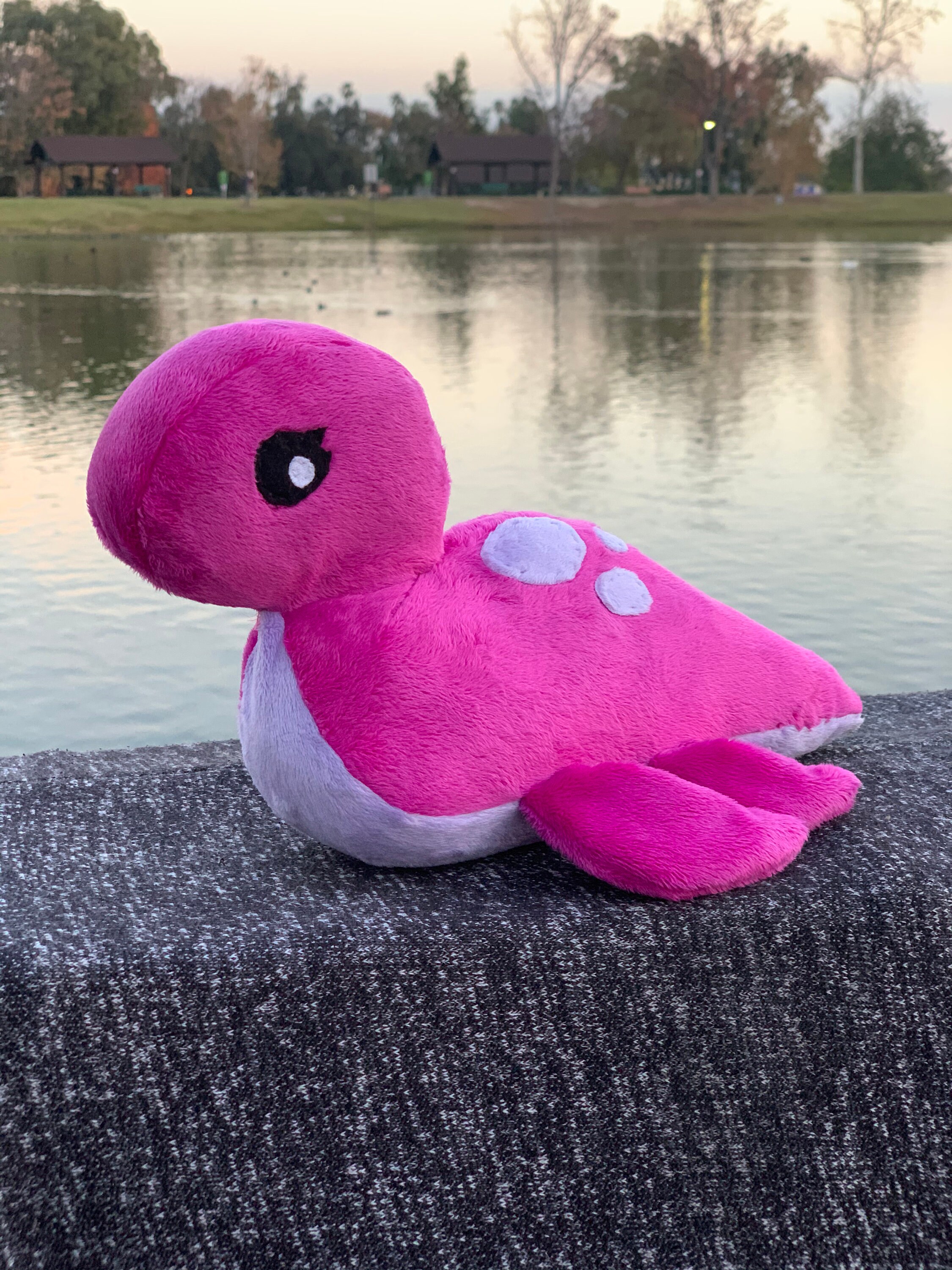 Katie the Loch Ness Monster Minky Plush Stuffed Animal Nessie - Etsy