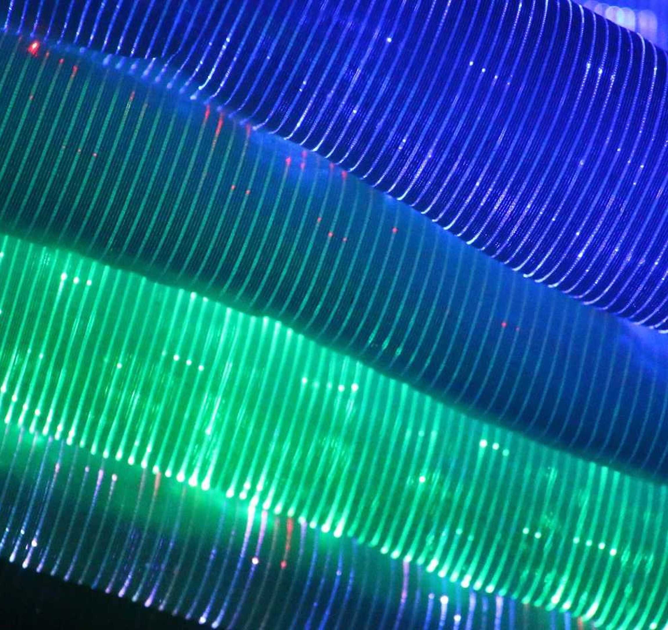 Luminous Optical Fiber Textile Leds Fabric Technology Frontier Etsy