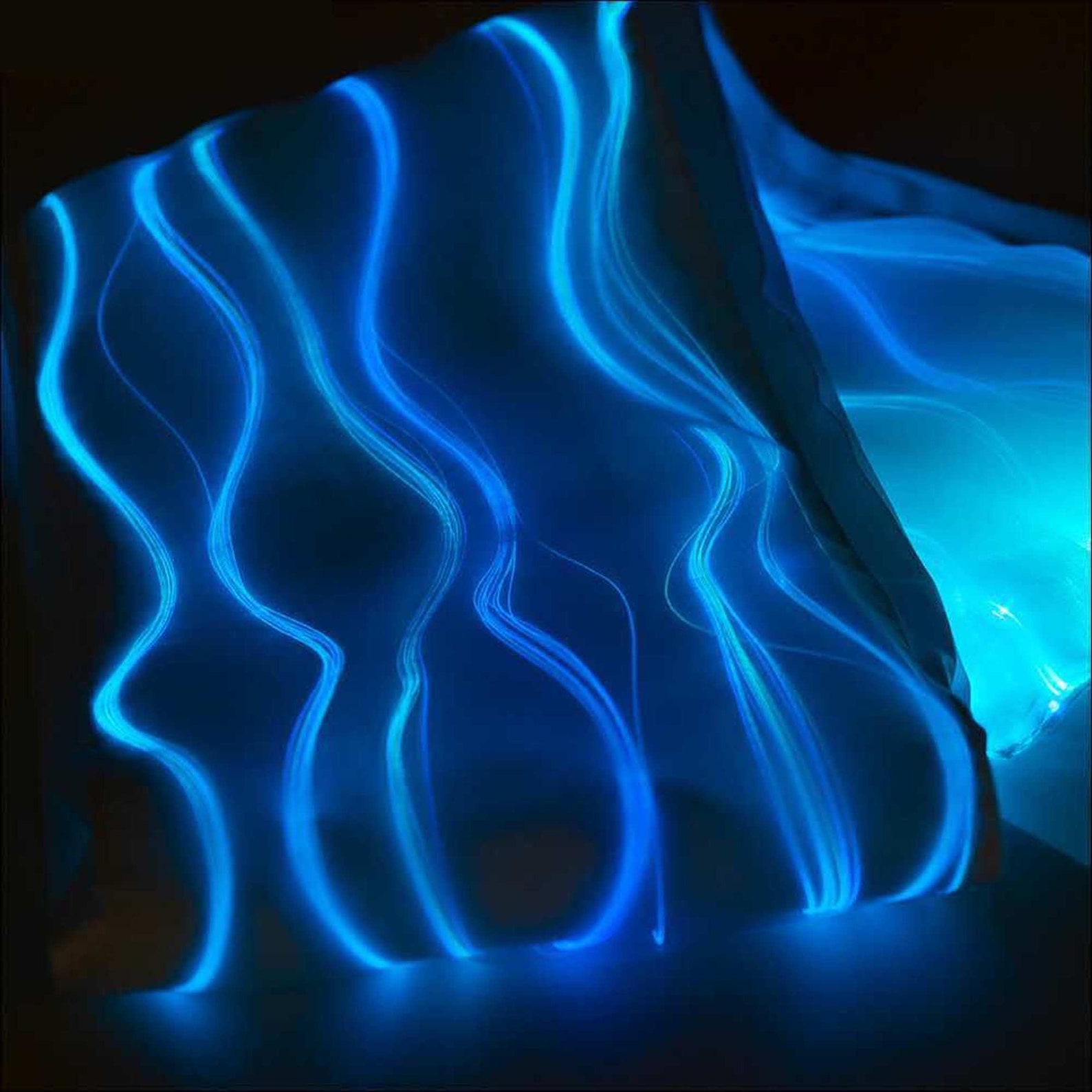 Luminous Led Light Up Fiber Optic Fabric Fashion | Etsy