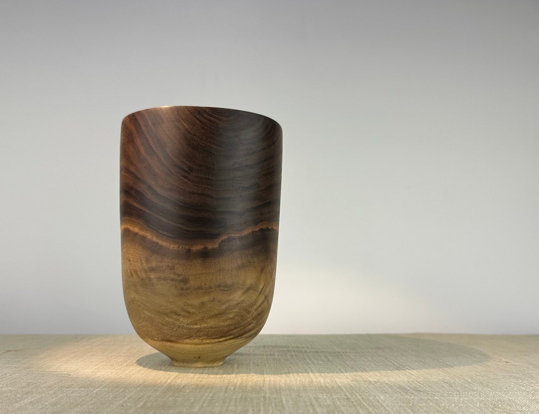 Walnut Vase - Etsy