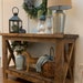 Farmhouse Entry Table / Rustic / Handcrafted / Farmhouse Decor - Etsy