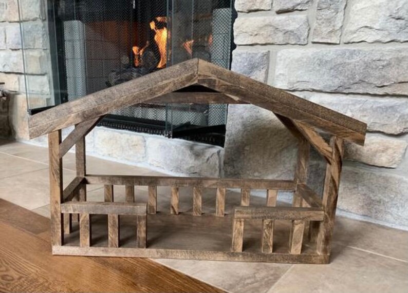 Christmas Nativity Manger - Etsy