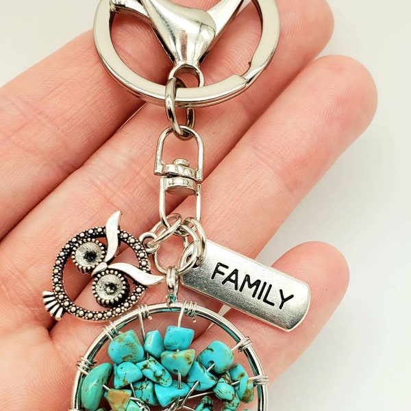 Tree Keychain - Etsy