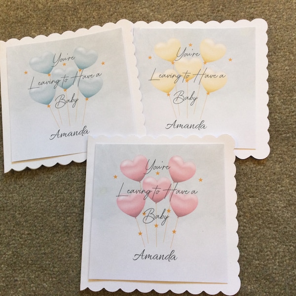 Personalised Maternity Leave - Etsy UK