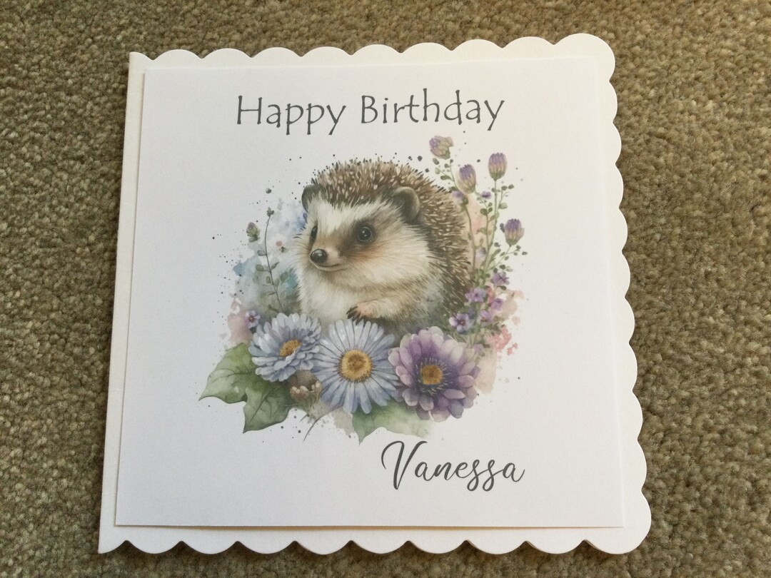 Handmade Personalised Birthday Card for Mum/nan/sister/daughter/friend ...