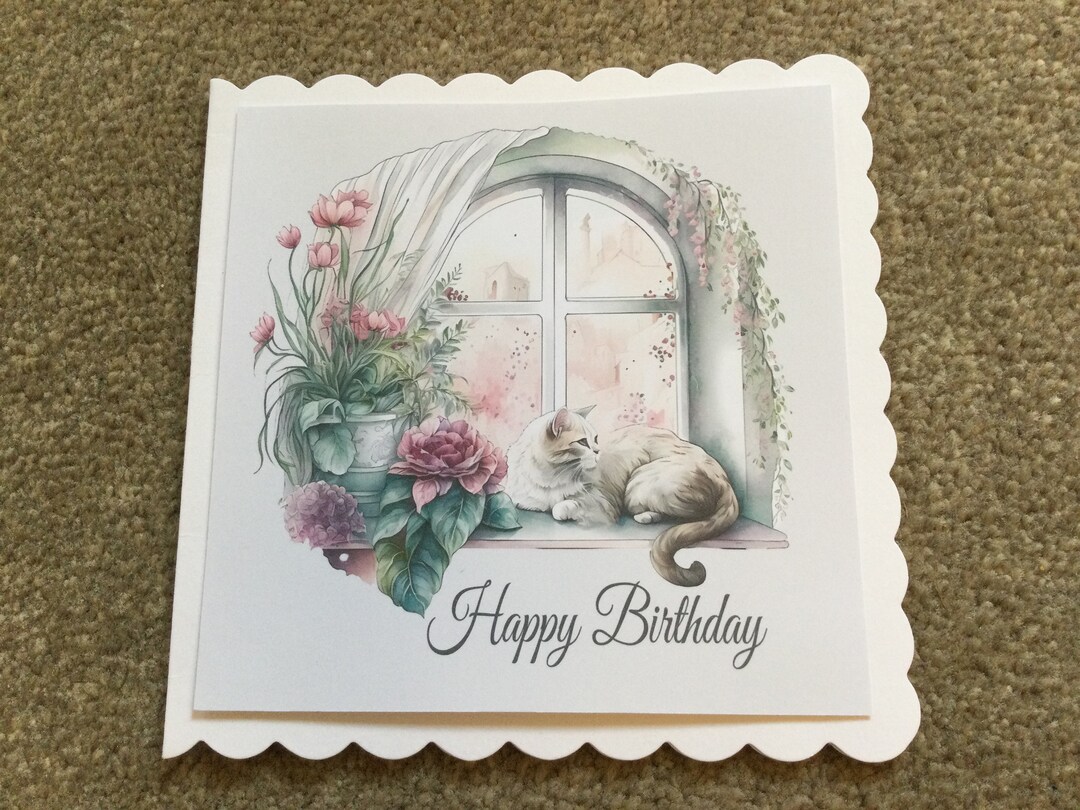 Handmade Birthday Card for Mum/nan/sister/friend/grandma - Etsy