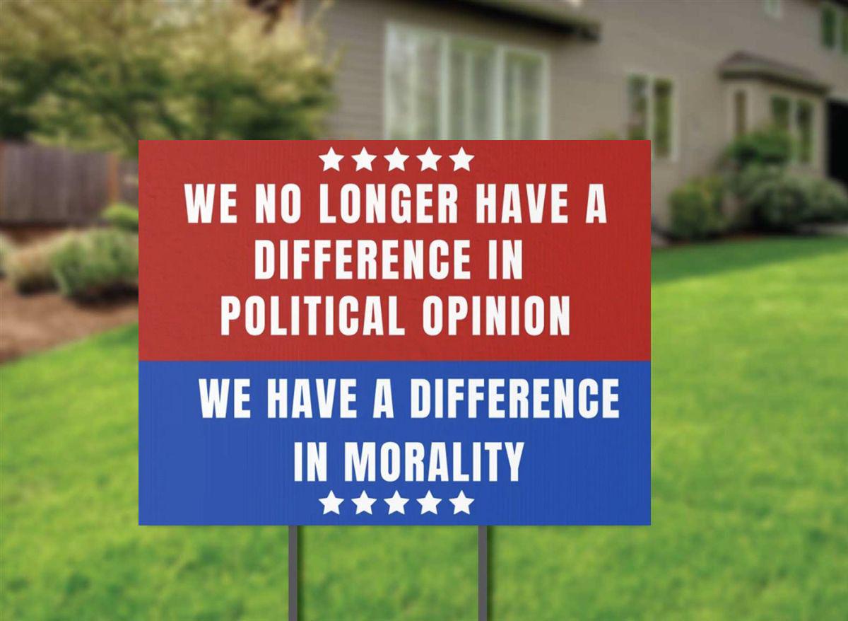Democracy Matters, Vote Yard Sign, Political Yard Sign, Human Rights ...