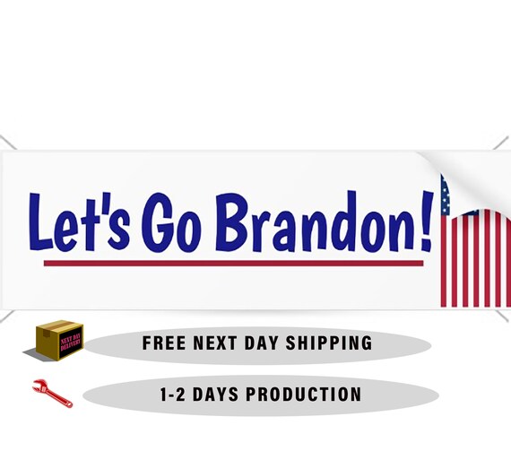 Party Supplies Paper & Party Supplies Let's Go Brandon Banner Sign 13 ...