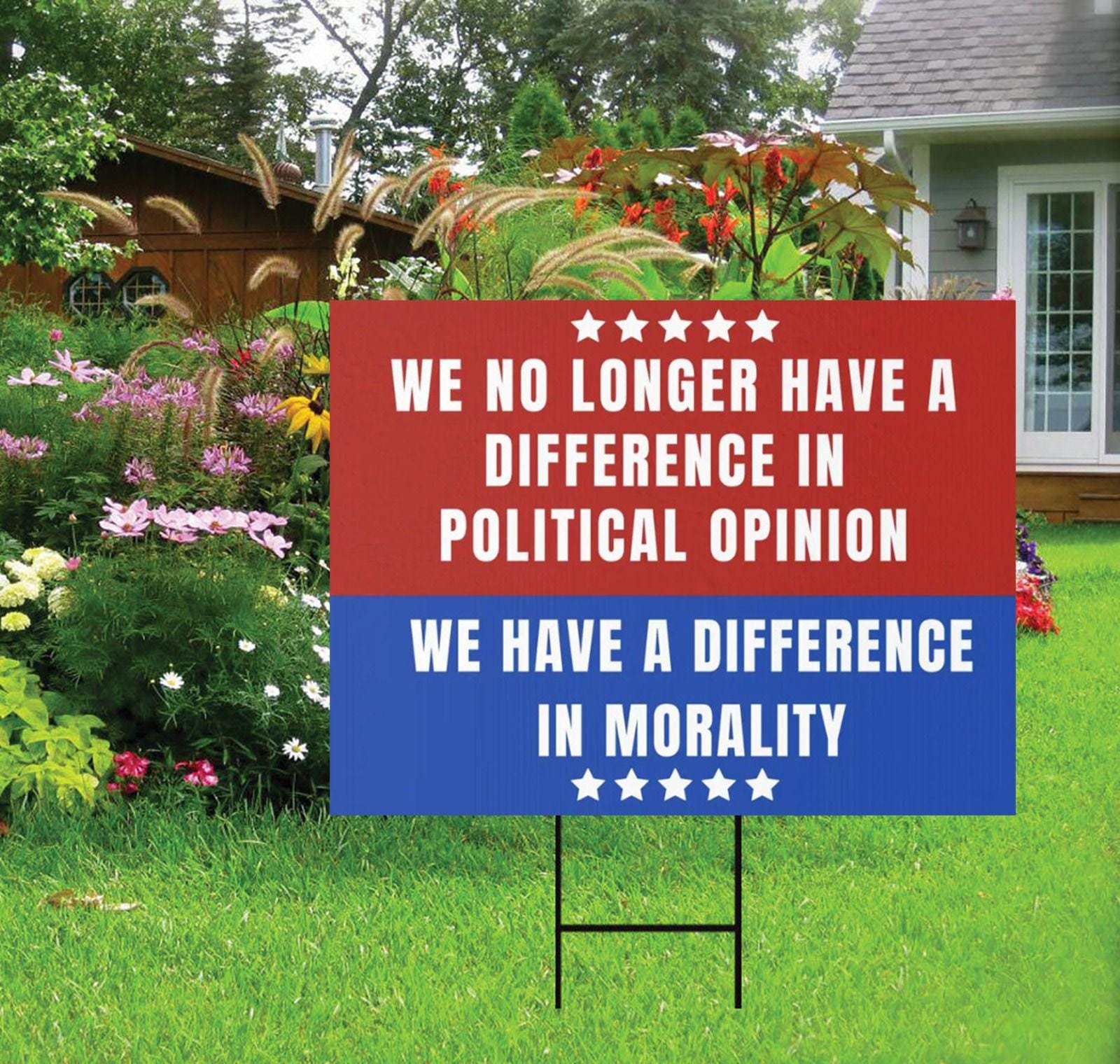 Democracy Matters, Vote Yard Sign, Political Yard Sign, Human Rights ...