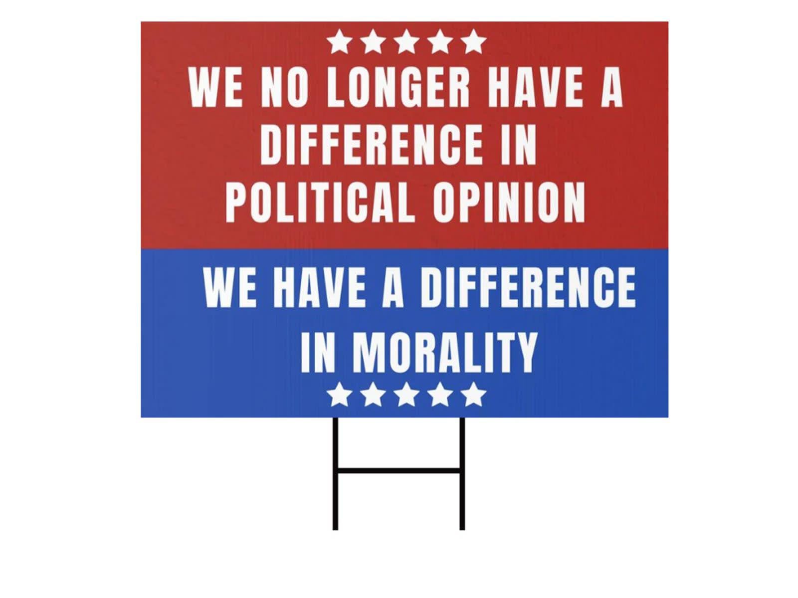 Democracy Matters, Vote Yard Sign, Political Yard Sign, Human Rights ...
