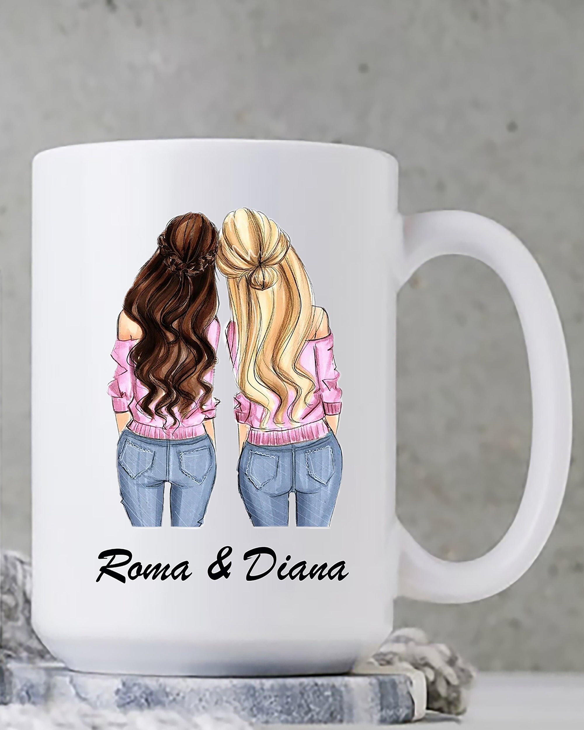 Best Friends Mug Customized, Best Friends Coffee Mug ,gift for Best ...