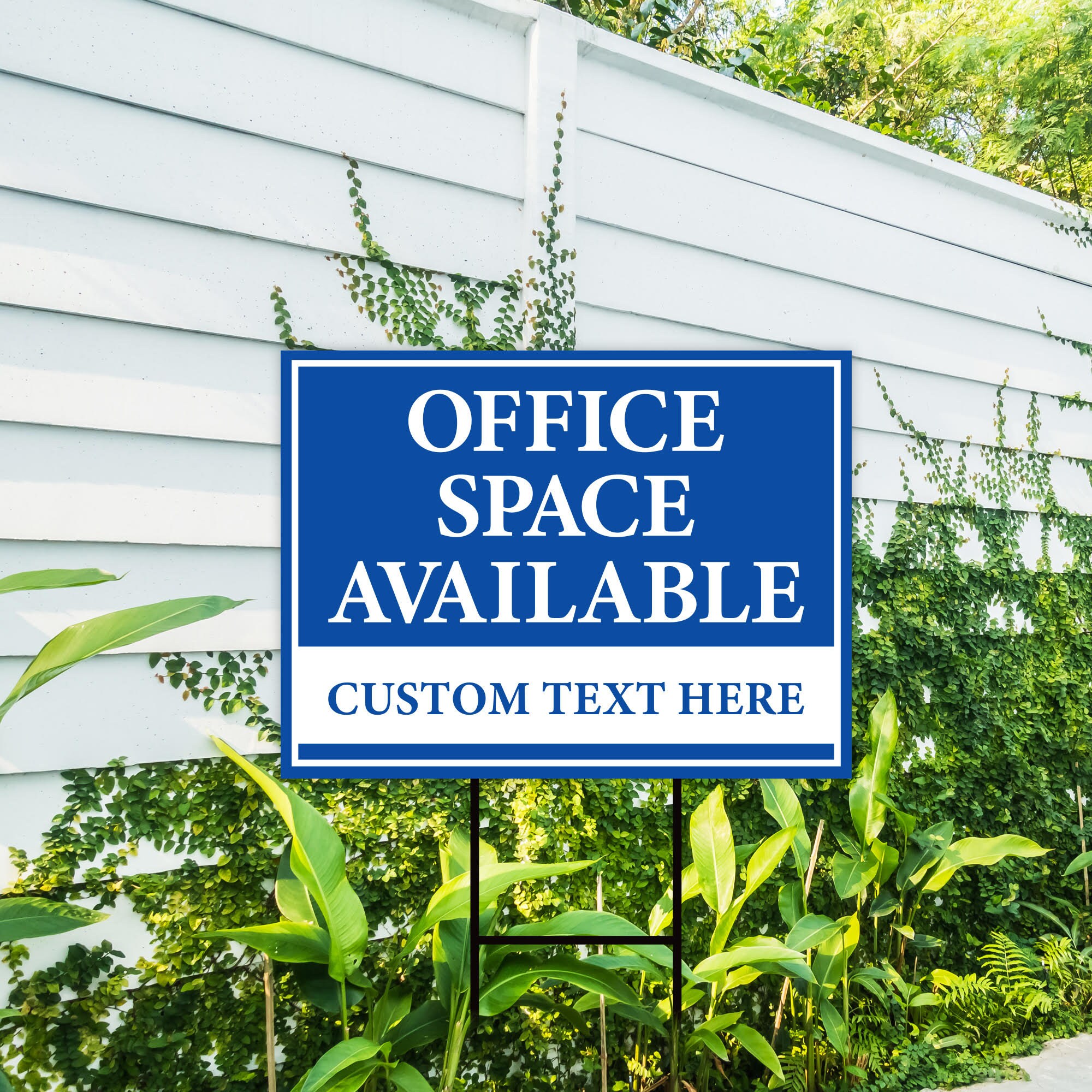 Office Space Available Yard Sign Personalized 24" X 18" - Custom Office ...