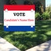 VOTE Yard Sign 24 X 18 Personalized Custom - Etsy