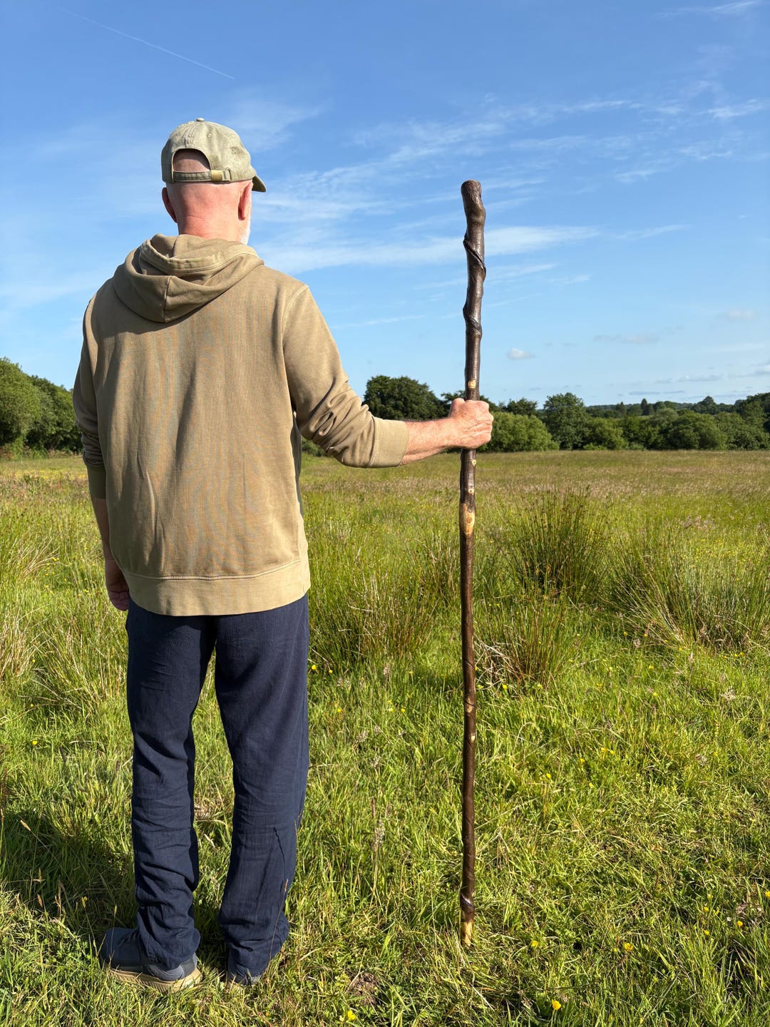 Hornbeam Staff - Woodland Staff - Walking Staff - Larp Staff ...