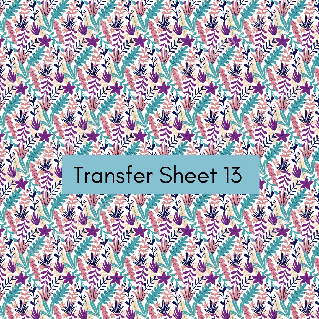 Transfer 13 | Cool Passion | Polymer Clay Transfer Sheet - Etsy