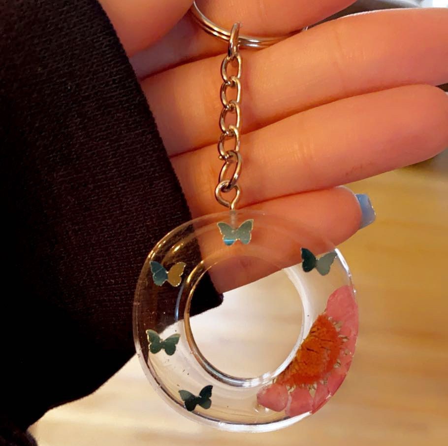 O Resin Keychain as Is - Etsy