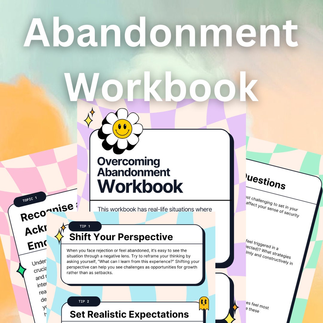 Overcoming Abandonment | BPD Workbook | Rejection Help | Anxiety ...