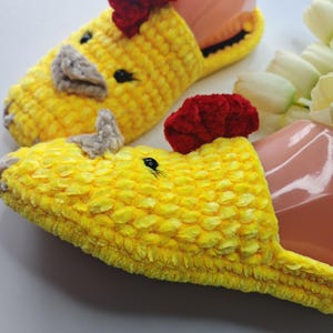 Chickadee Plush Crochet Slippers Pattern, Beginner Friendly (PDF ...