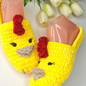 Chickadee Plush Crochet Slippers Pattern, Beginner Friendly (PDF ...