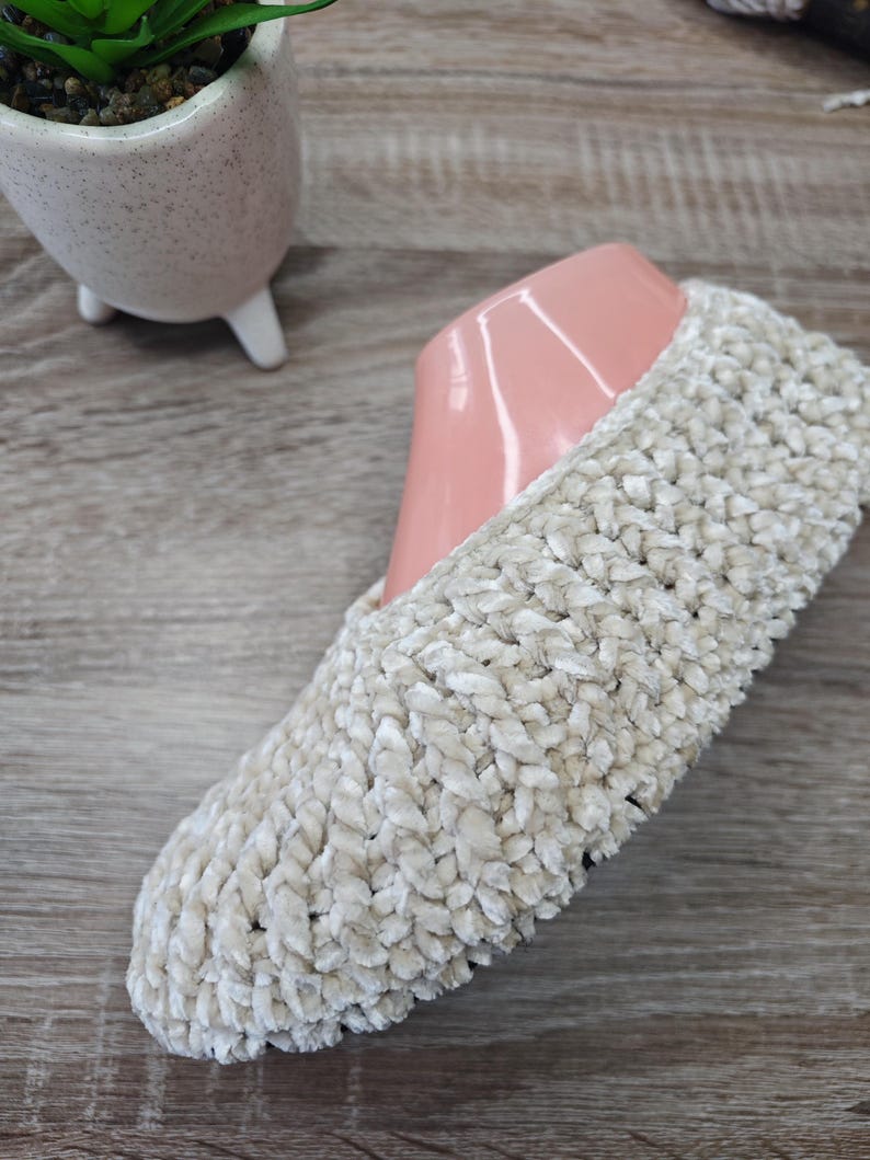 Crochet Slippers, Frosty Fluffy Slippers, Beginner Friendly, DIY ...