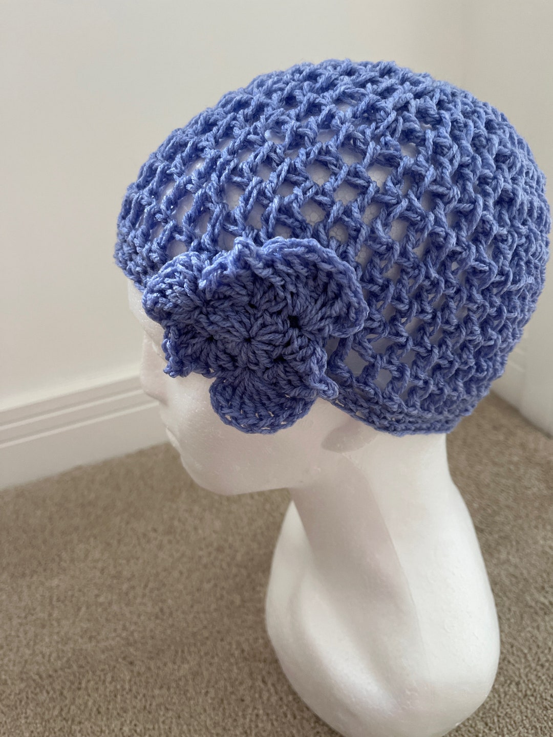 Ladies Crochet Beanie Hat ABBA Style Skull Cap Handmade in UK gift for ...