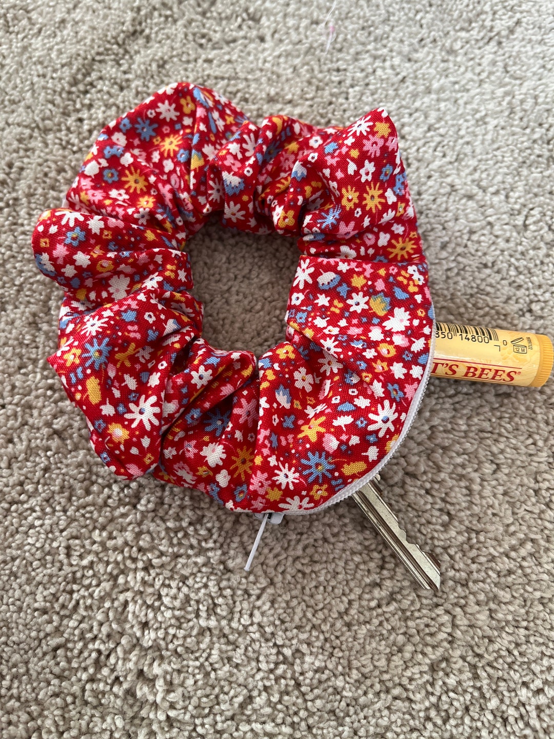 Stash Scrunchie Zipper Scrunchies Pocket Scrunchie Fashionable ...