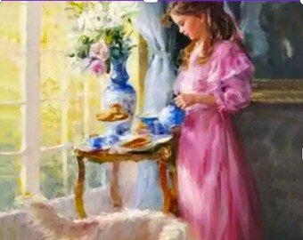 Paint by Number Tea - Etsy