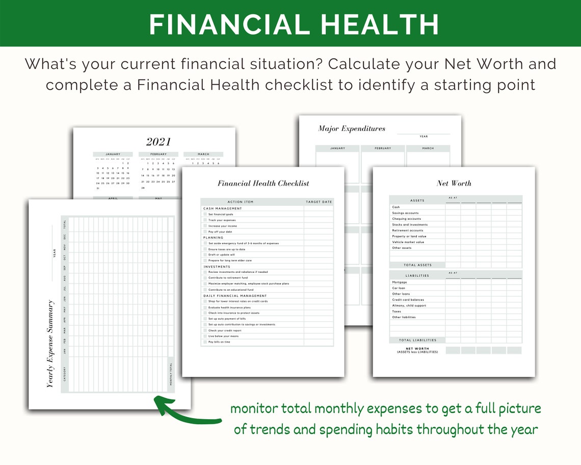 Personal Budget Planner, Budget Binder, Budget Tracker, Printable ...
