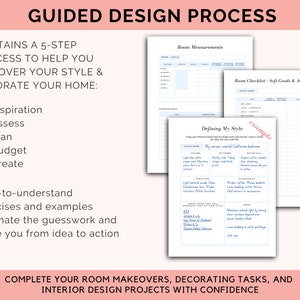 Room Makeover Planner: Interior Design Workbook (digital Download) - Etsy