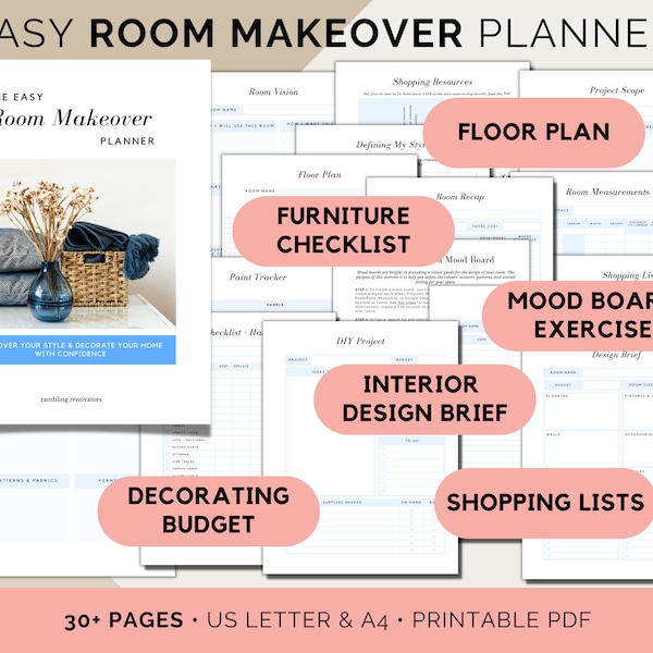 Interior Design Room Layout Plan - Etsy