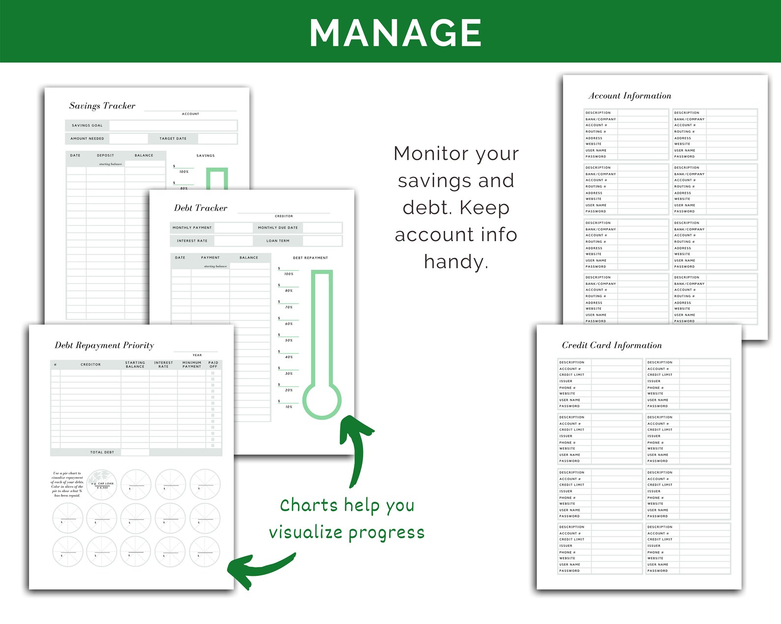 Personal Budget Planner, Budget Binder, Budget Tracker, Printable ...